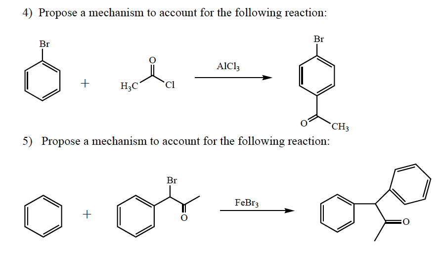 Solved 4) Propose a mechanism to account for the following | Chegg.com
