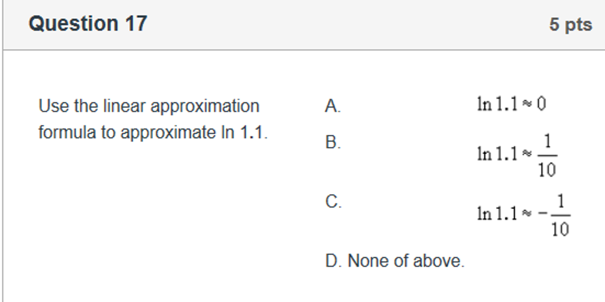 Solved Use The Linear Approximation Formula To Approximate