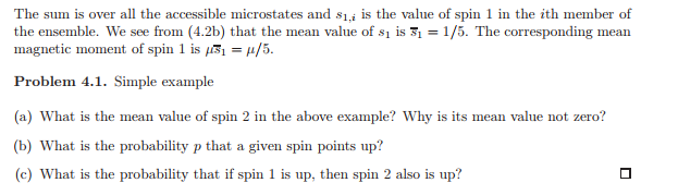 Solved The sum is over all the accessible microstates and | Chegg.com