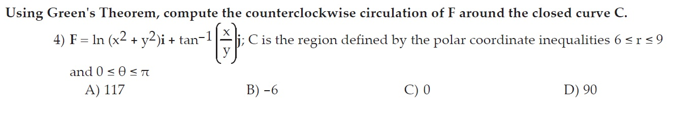 Solved Using Green's Theorem, compute the counterclockwise | Chegg.com