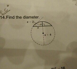 Solved find the diameter | Chegg.com