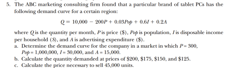 Solved 5. The ABC marketing consulting firm found that a | Chegg.com Solved 5. The ABC marketing consulting firm found that a | Chegg.com