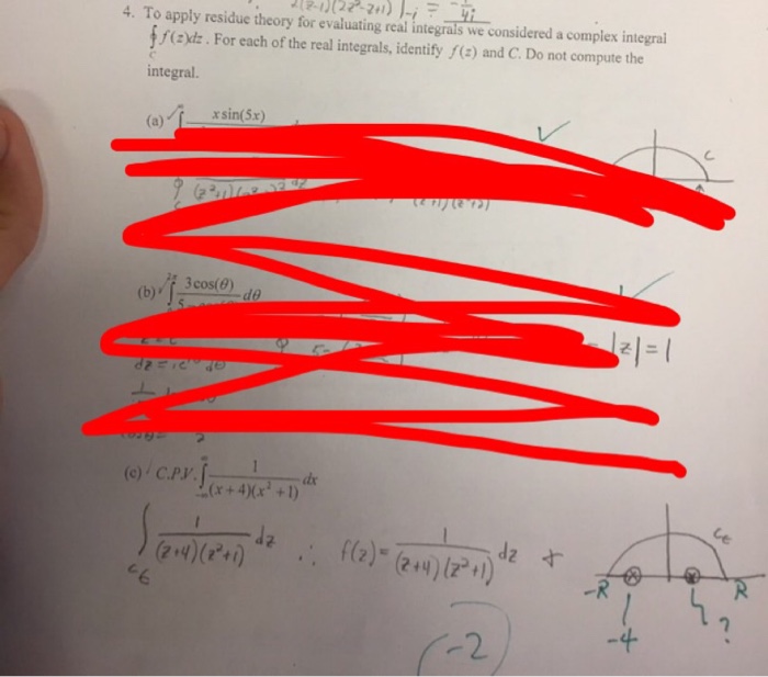 Solved To apply residue theory for evaluating real integrals | Chegg.com