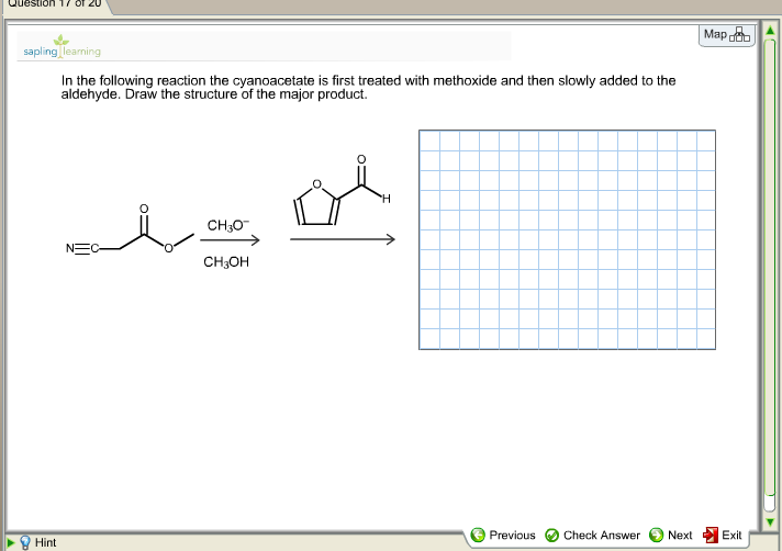 Solved Question Map In the following reaction the | Chegg.com