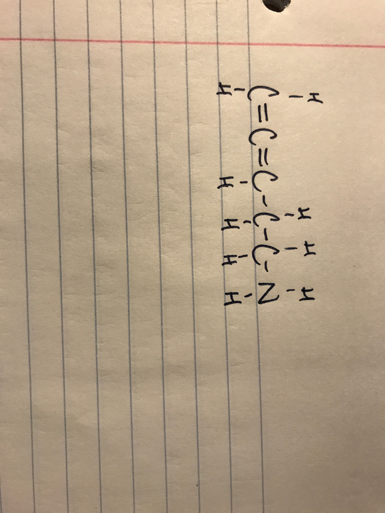 Solved Draw the structure of a molecule with formula C5H9N | Chegg.com