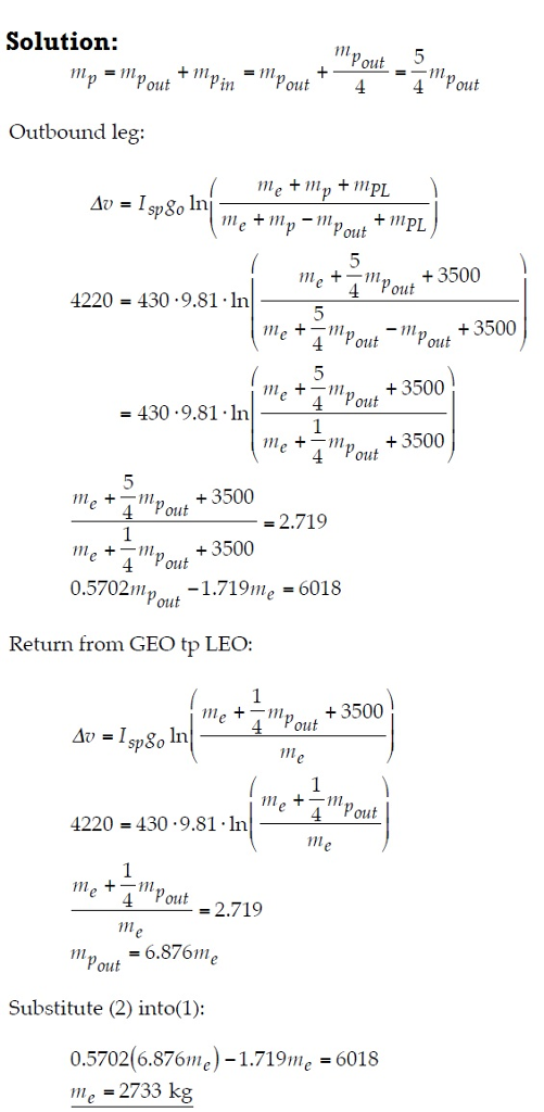 (Solved) - 11.3 Suppose a spacecraft in permanent orbit around the ...