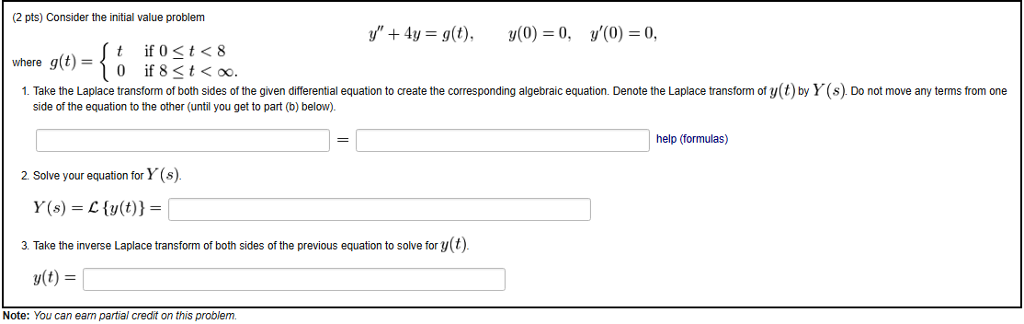 Solved (2 pts) Consider the initial value problem y Solved (2 pts) Consider the initial value problem y