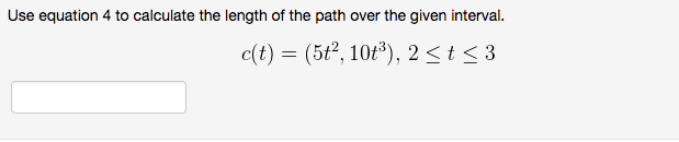 Solved use equation 4 to calculate the length of the path | Chegg.com