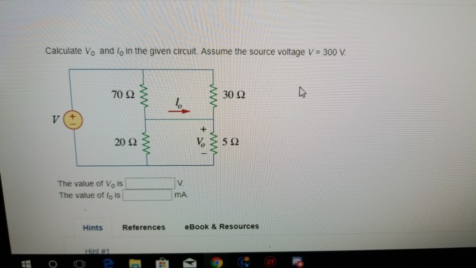 Solved Calculate Vo and lo in the given circuit. Assume the | Chegg.com