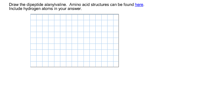 Solved Draw the dipeptide alanylvaline. Amino acid | Chegg.com