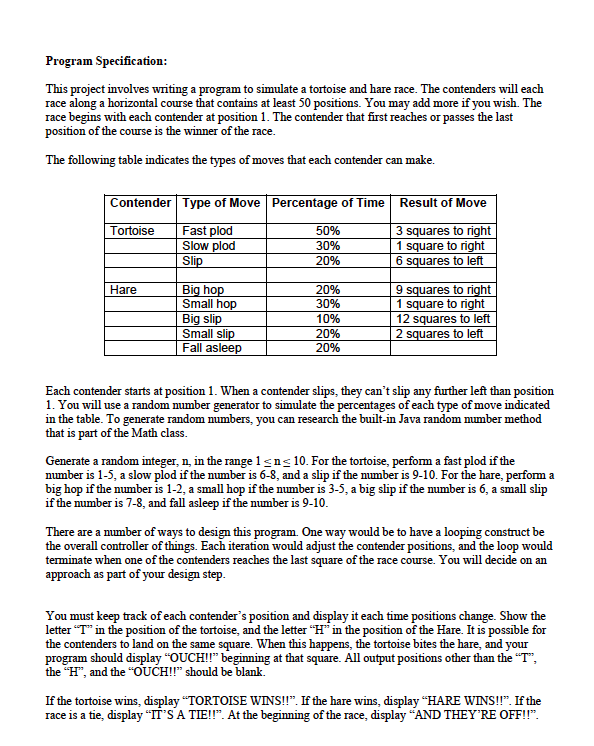 Solved Hi, I have this project for Java and am having a hard | Chegg.com