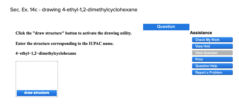 Solved Click the "draw structure" button to activate the | Chegg.com