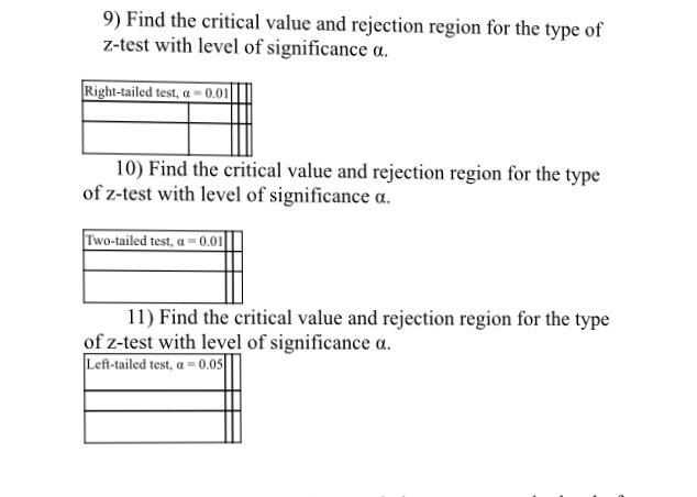 Solved Find the critical value and rejection region for the | Chegg.com