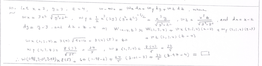 Solved Find The Linear Approximation Of The Function F X
