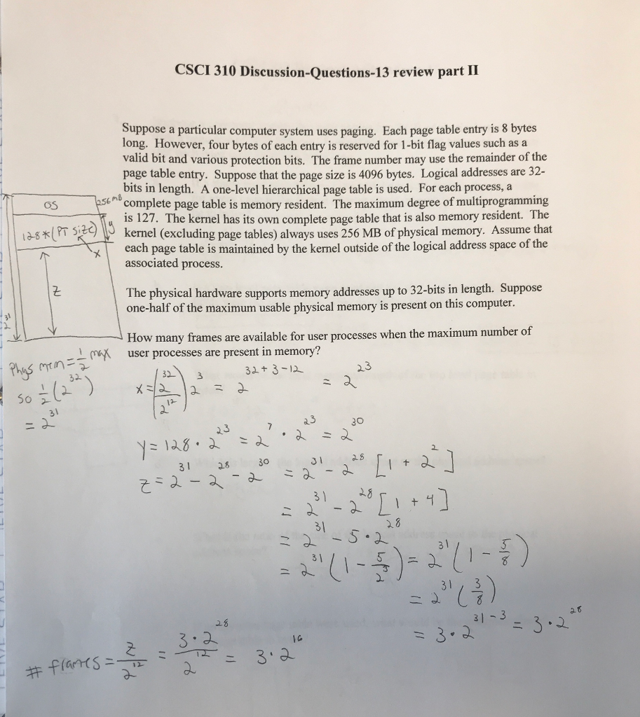 CSCI 310 Discussion-Questions-13 review part II | Chegg.com