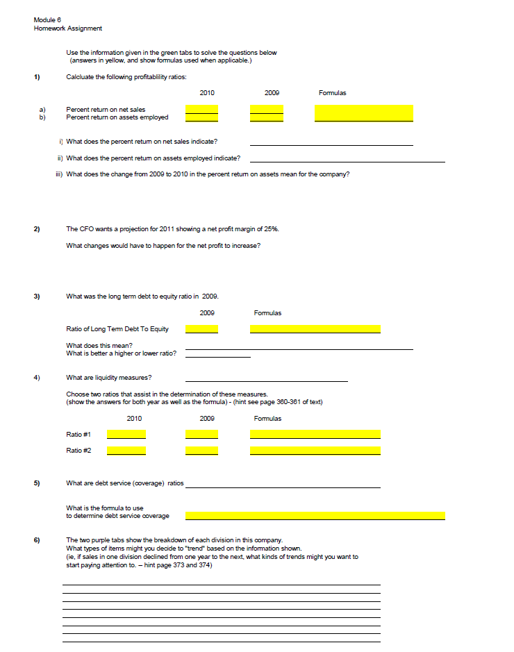 Solved Module 6 Homework Assignment Use The Information