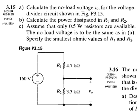 Solved Calculate the no-load voltage v_0 for the | Chegg.com