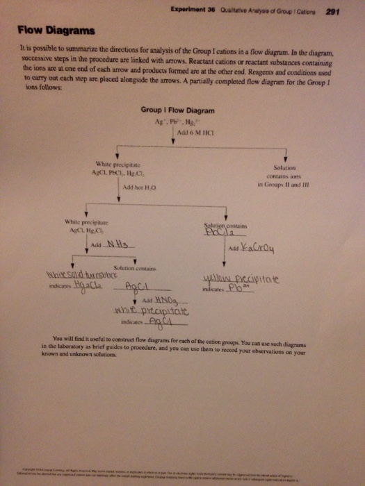 Solved Identification of group 1 cations in an unknown. The | Chegg.com