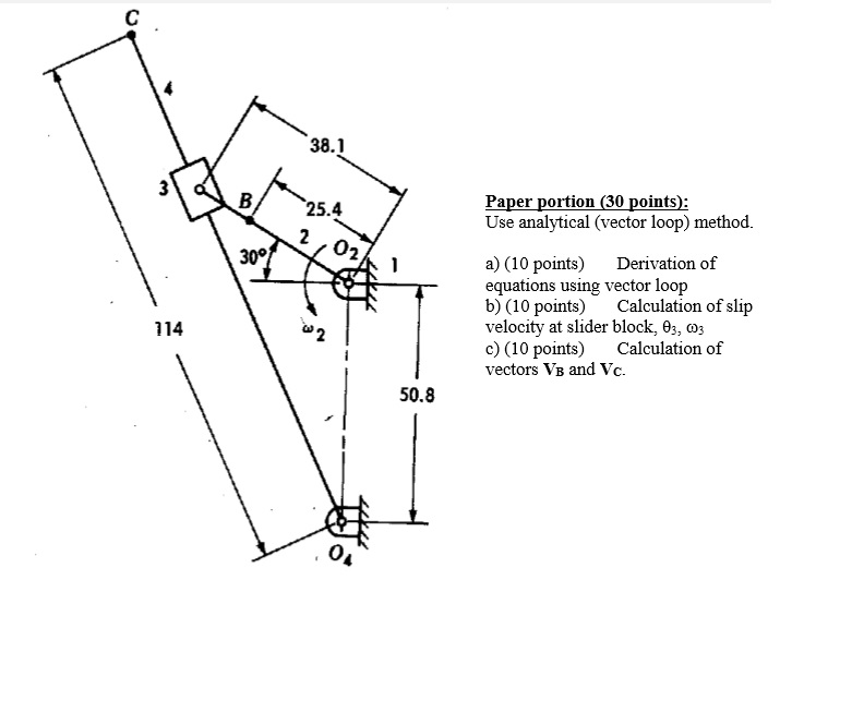 Solved Use analytical (vector loop) method. a) Derivation | Chegg.com