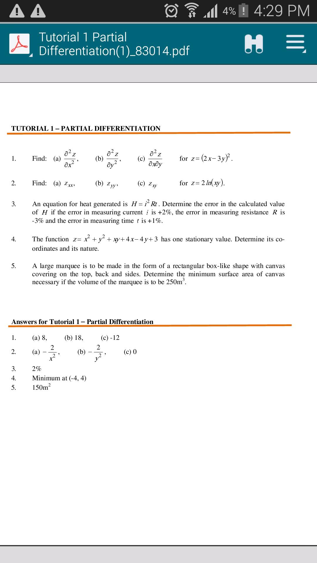 Solved Find: partial differential^2 z/partial differential | Chegg.com