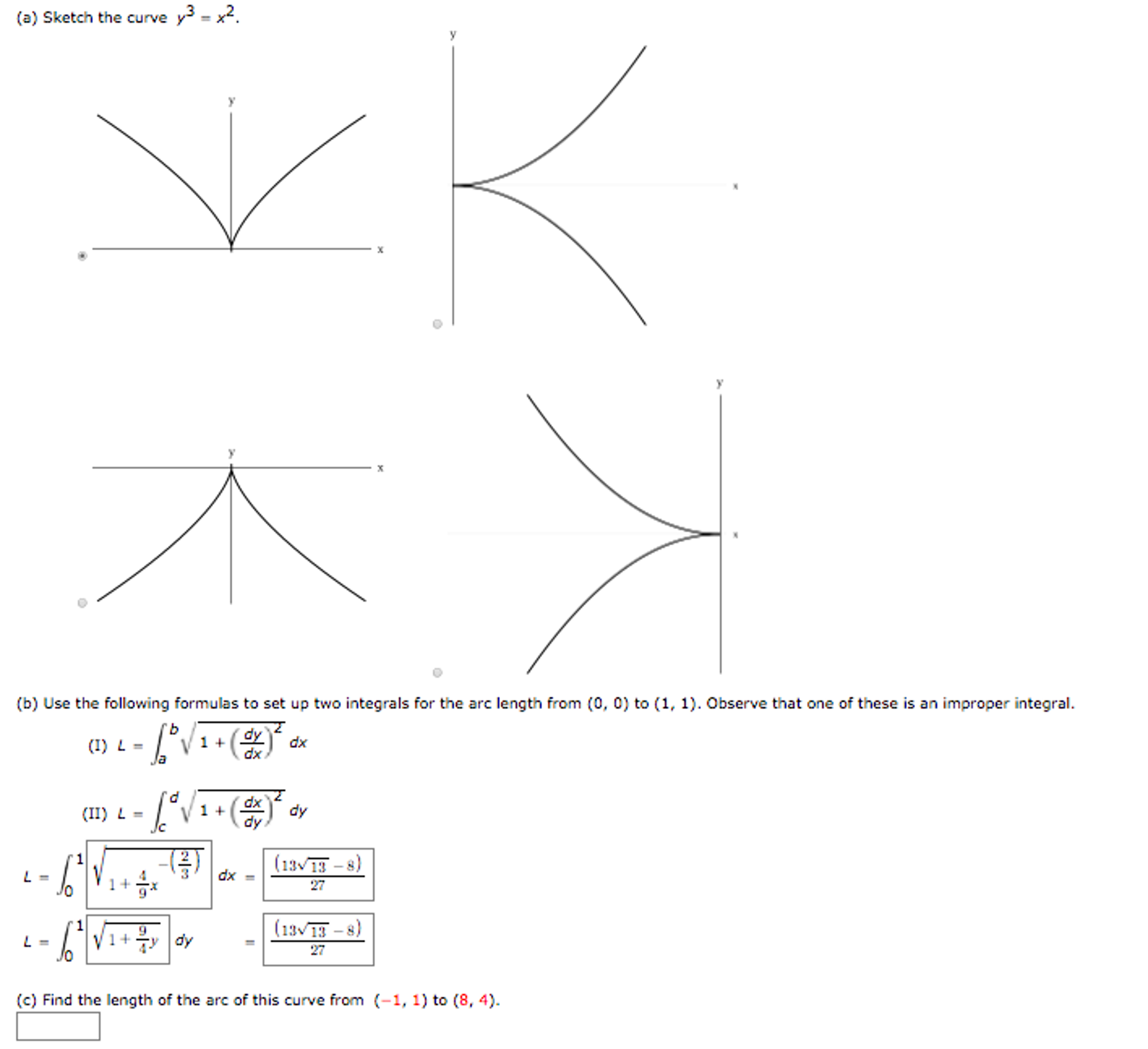 Solved Sketch The Curve Y3 X2 Use The Following