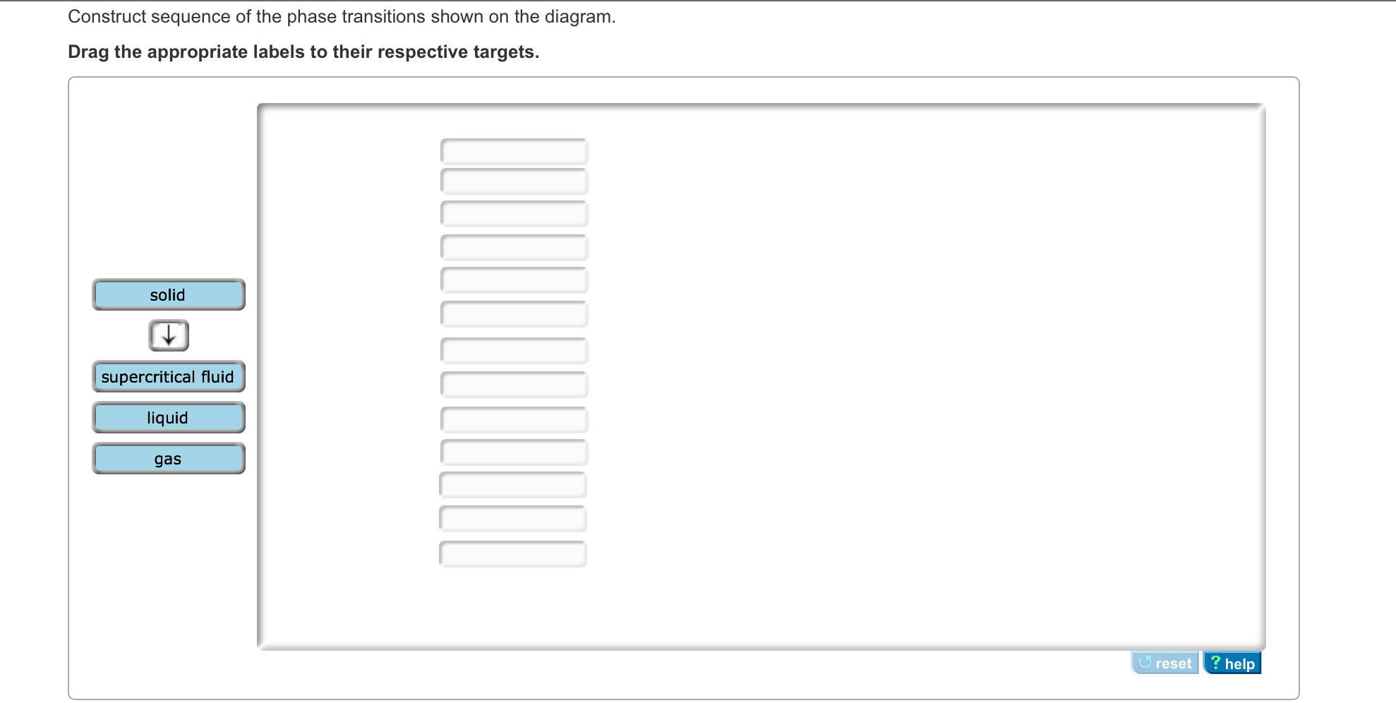 Construct sequence of the phase transitions shown on | Chegg.com