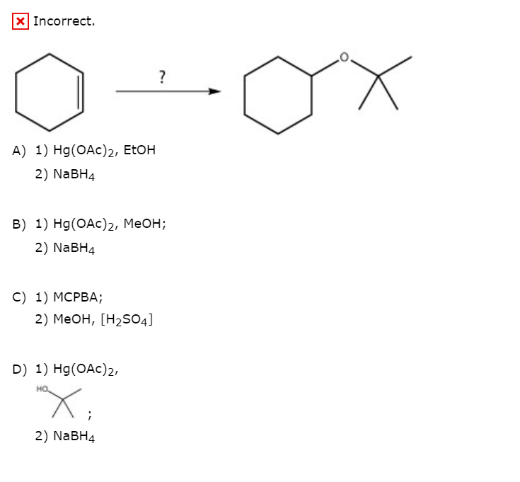 Solved Practice Problem 13.29 Starting with cyclohexene, | Chegg.com