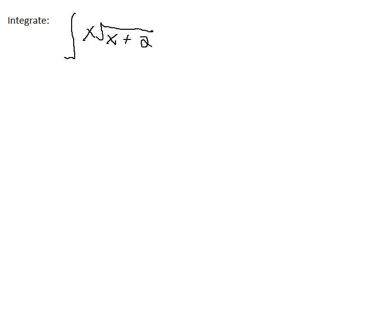 Solved Integrate: integral x Squareroot x + 2 dx Integrate: | Chegg.com Solved Integrate: integral x Squareroot x + 2 dx Integrate: | Chegg.com
