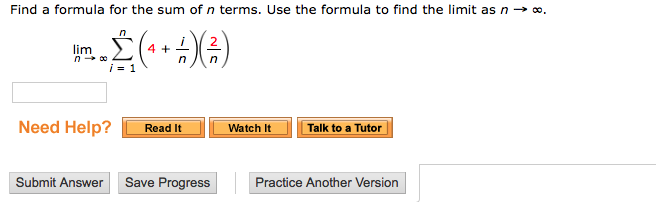 Solved sum of n terms. Use the formula to n Find a formula | Chegg.com