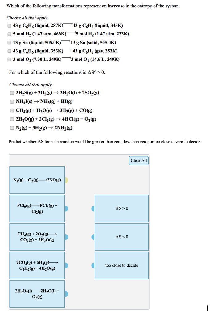 Solved Which of the following transformations represent an | Chegg.com