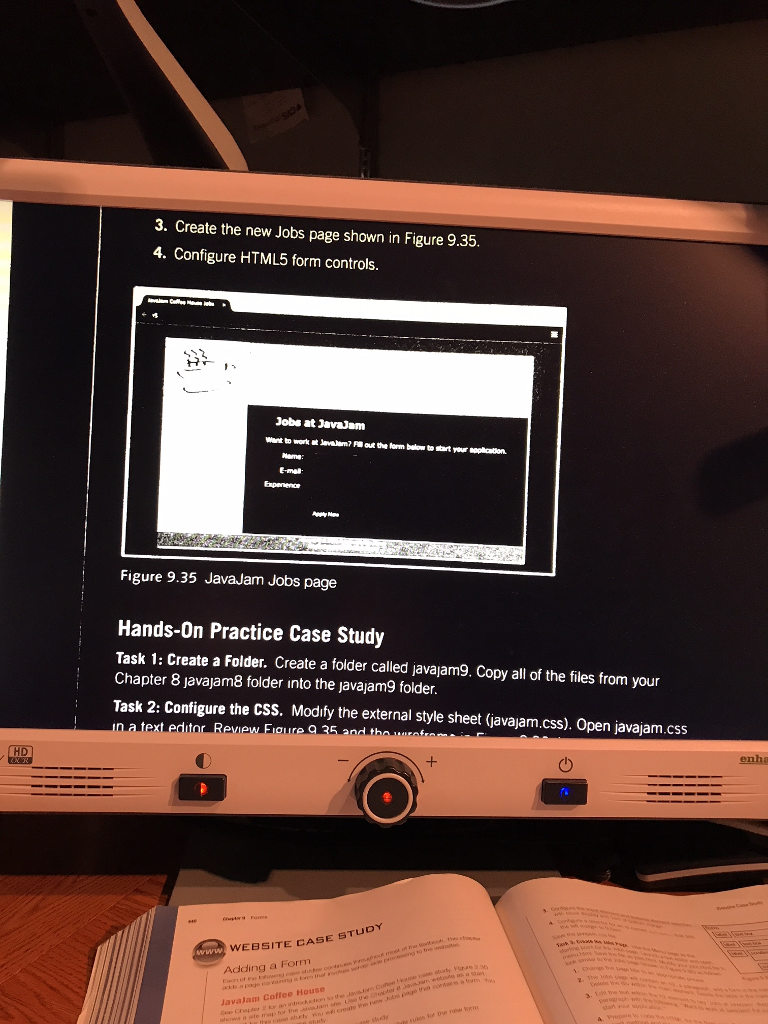 Solved WEBSITE CASE STUDY Adding a Form Each of the | Chegg.com