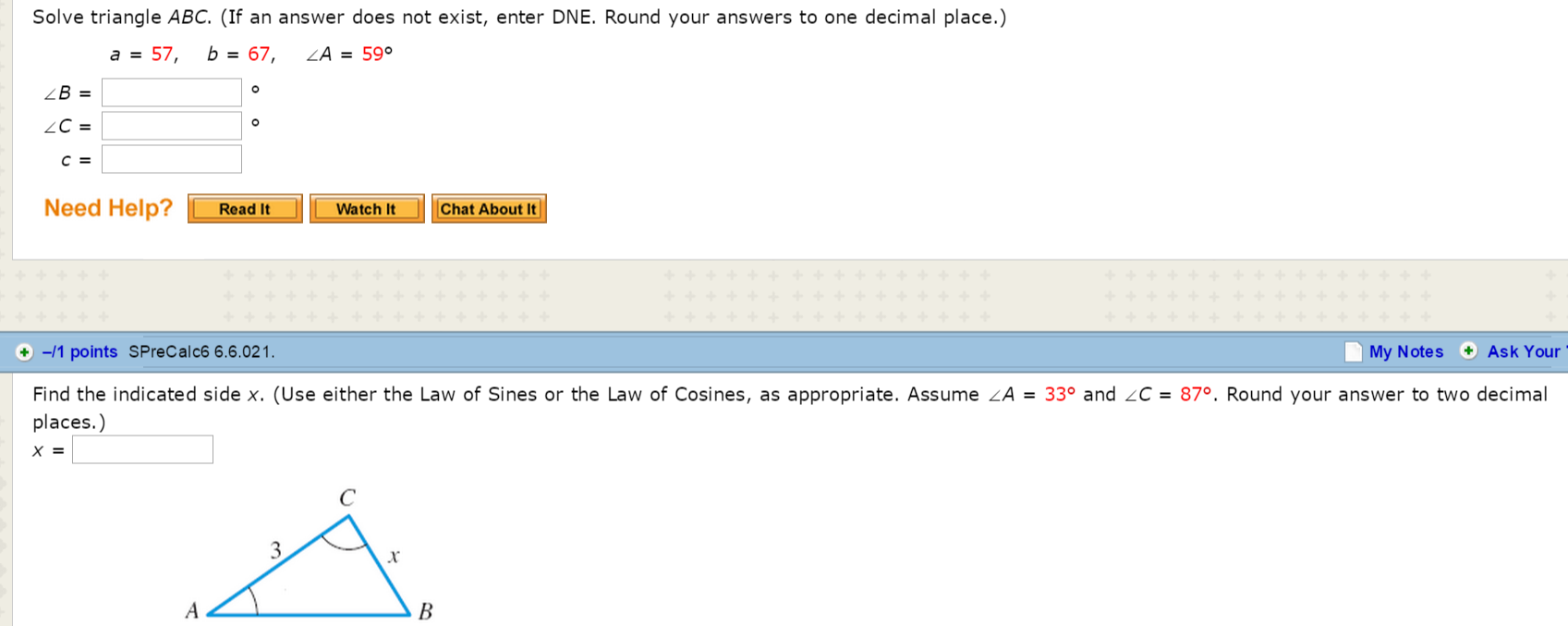 Solved Solve Triangle ABC If An Answer Does Not Exist Chegg Solved Solve Triangle ABC If An Answer Does Not Exist Chegg