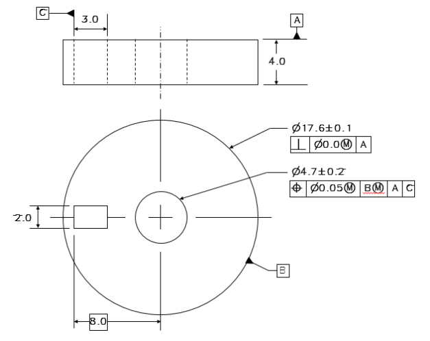 Solved Sketch And Dimension A Functional Gage In Three