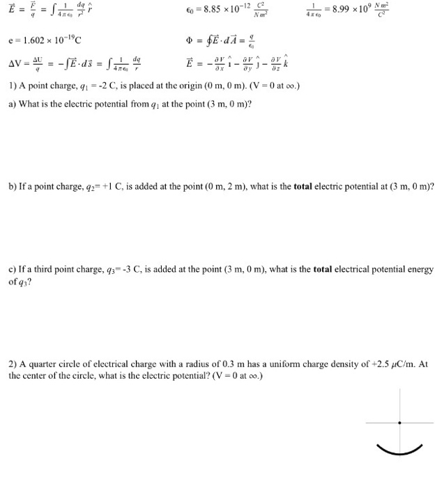 Solved E = F/q = integral 1/4 pi epsilon_0 dq/r^2 r e = | Chegg.com