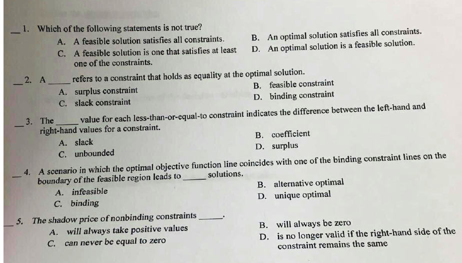 Solved 1. Which of the following statements is not true? A | Chegg.com Solved 1. Which of the following statements is not true? A | Chegg.com
