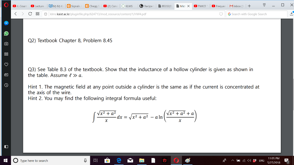 Solved KC8kms kaist ac.kr/pluginfile php/624713/mod | Chegg.com