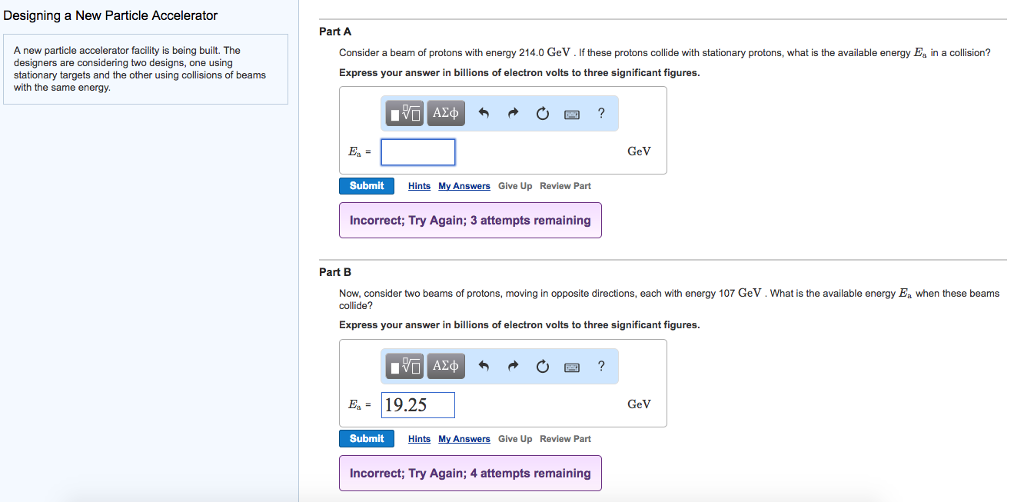 Solved Designing a New Particle Accelerator A new particle | Chegg.com