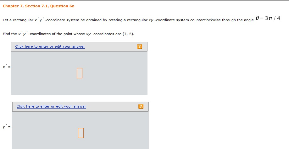 Solved Let a rectangular x ' y ' -coordinate system be | Chegg.com