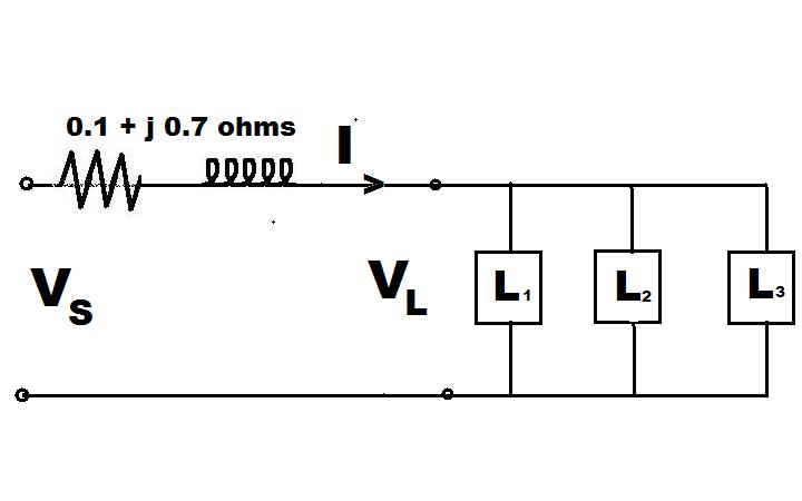 Solved For the single-phase industrial load circuit shown | Chegg.com