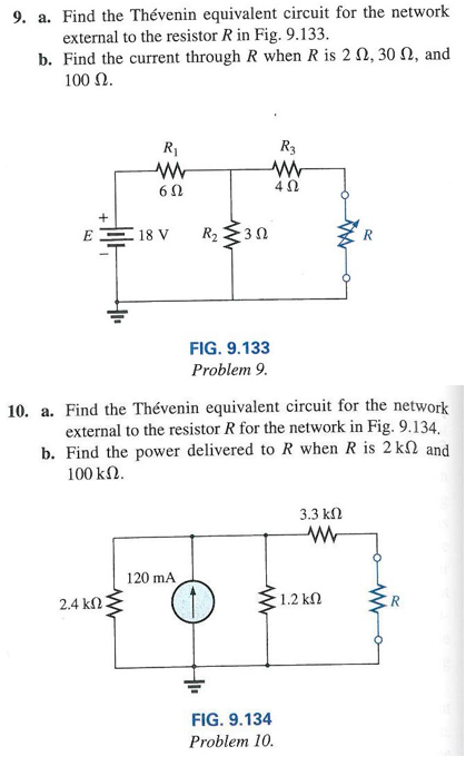 Solved Find the Thevenin equivalent circuit for the network | Chegg.com