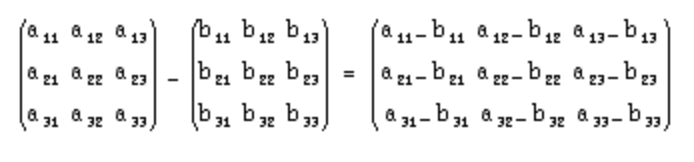 Solved Difference of two matrices.java Write a program | Chegg.com