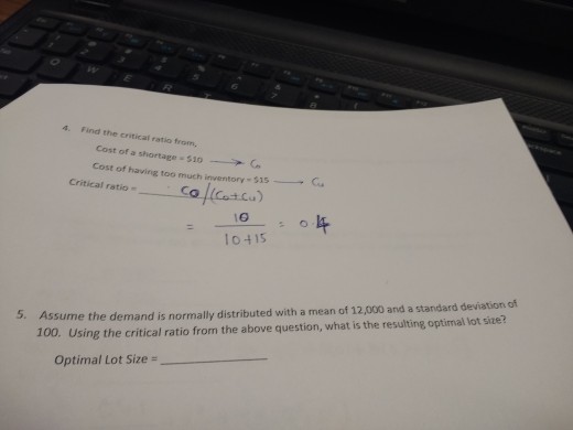 Solved DOLL 8. Using the Base Stock Model approach, what is | Chegg.com