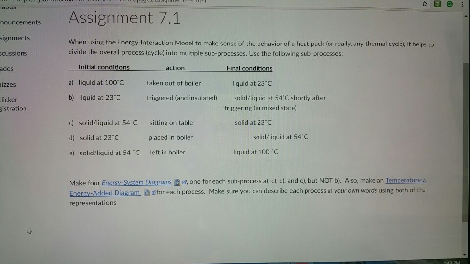 Solved rouncements Assignment 7.1 ignments When using the | Chegg.com