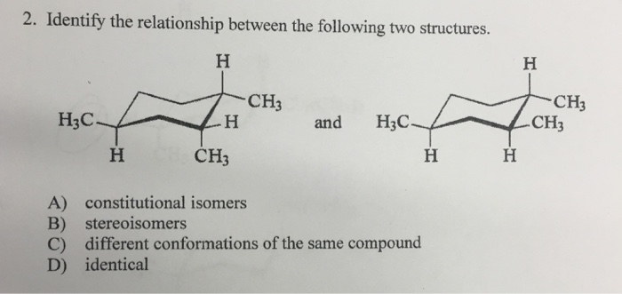 Solved Identify the relationship between the following two | Chegg.com