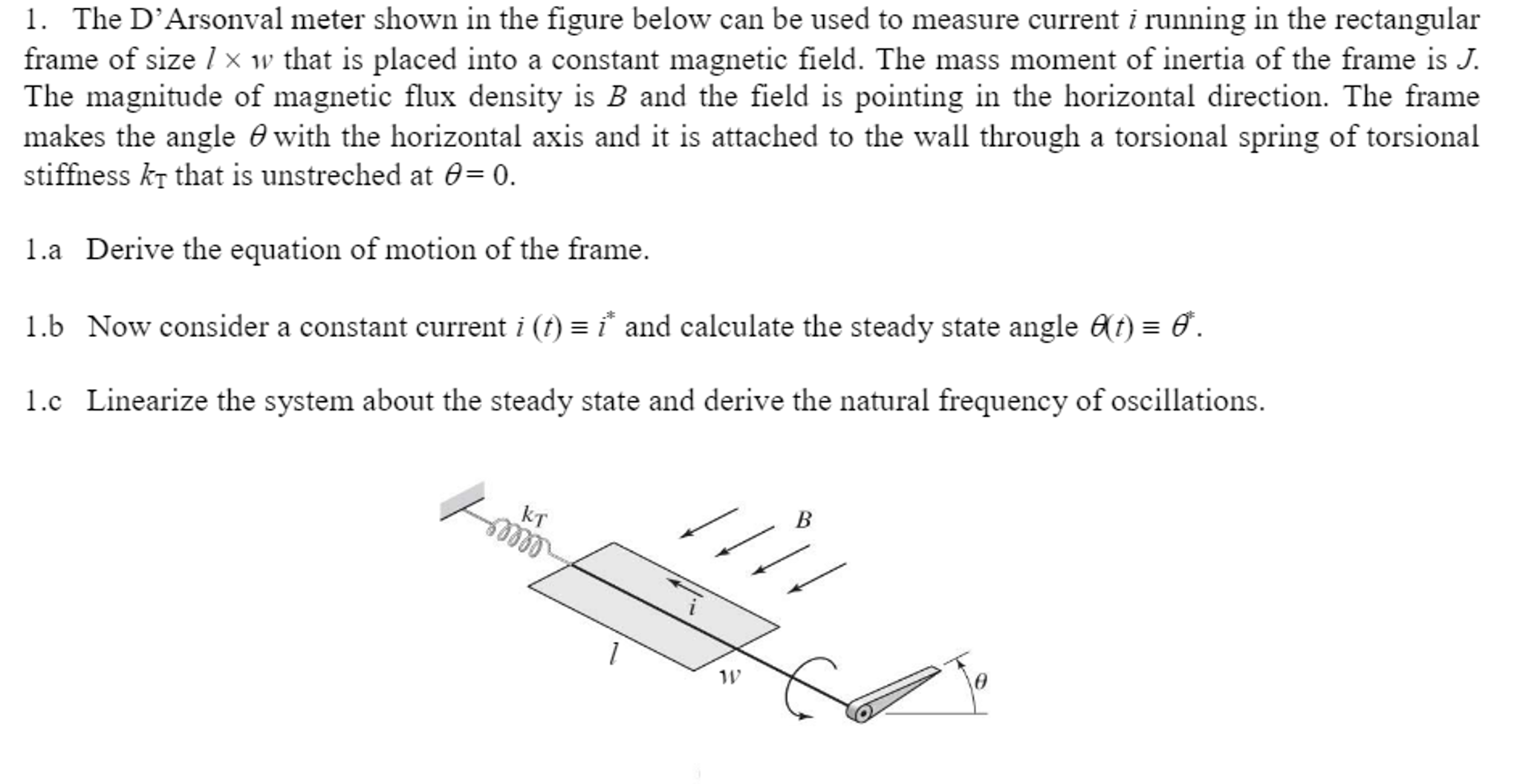Solved The D'Arsonval meter shown in the figure below can be | Chegg.com