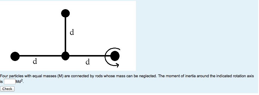 Solved Four particles with equal masses (M) are connected by | Chegg.com