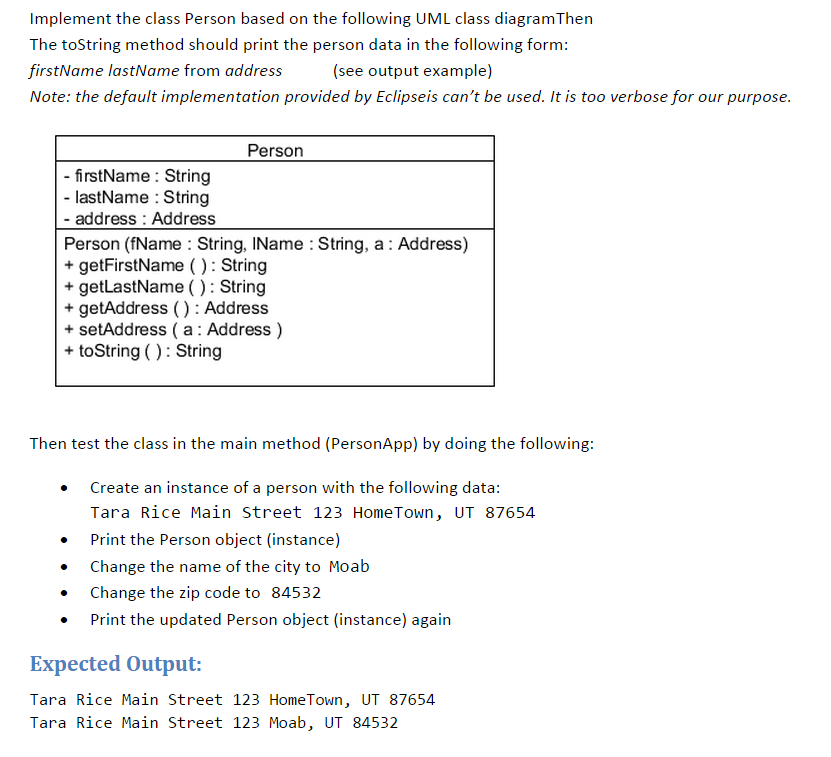 Solved -In JAva -i will include the necessary class files | Chegg.com