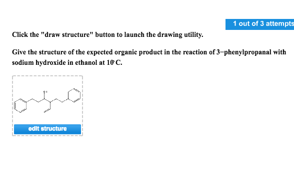 Solved Give The Structure Of The Expected Organic Product In