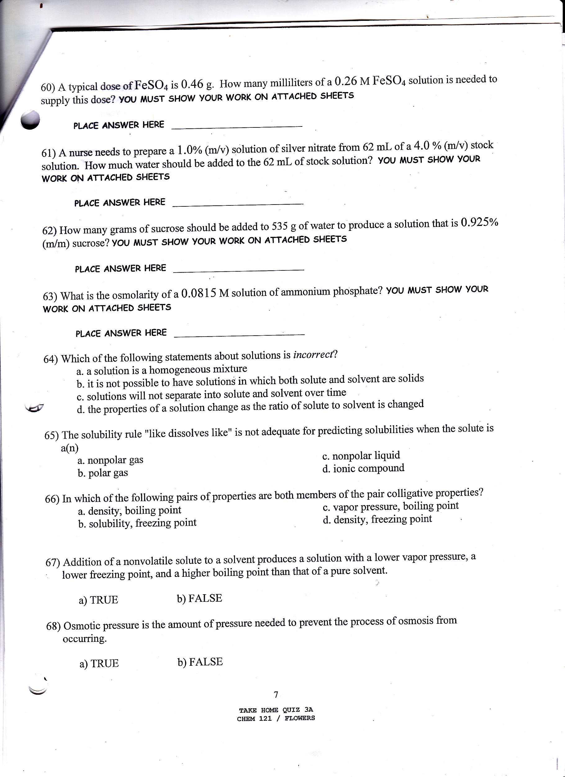 Solved A typical dose of FeSO_4 is 0.46 g. How many | Chegg.com