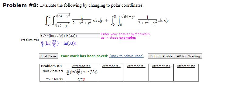 Solved Evaluate the following by changing to polar | Chegg.com